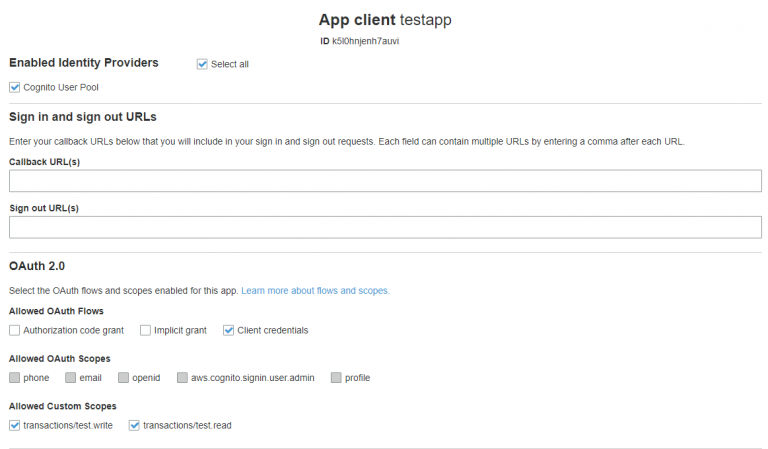 AWS Cognito OAuth 2.0 Client credentials Flow - YippeeCode AWS Cognito OAuth 2.0 Client credentials Flow - YippeeCode