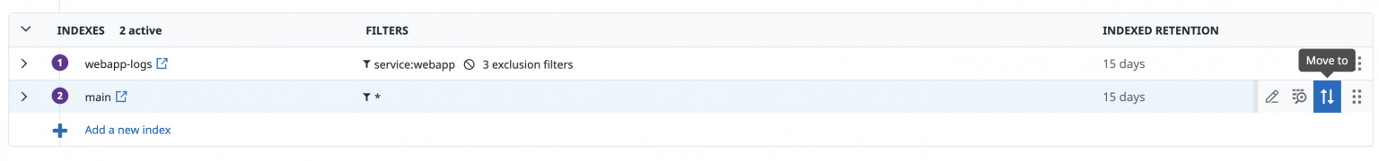 Datadog Log Indexes and Facets - YippeeCode